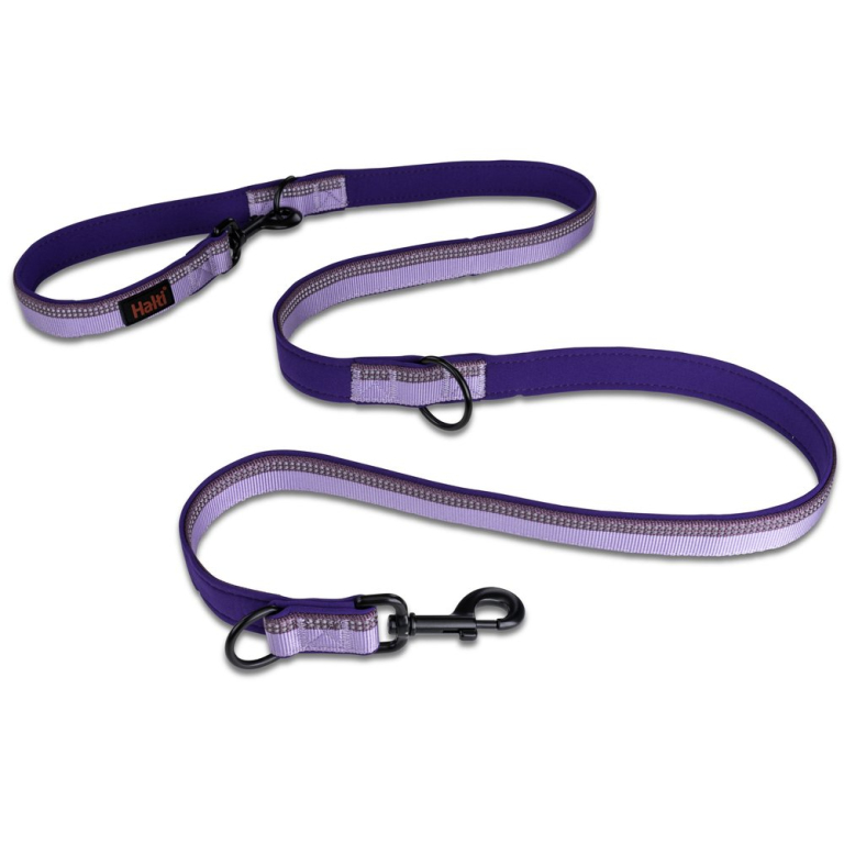 Halti Double Ended Lead - Purple - MyPetZone